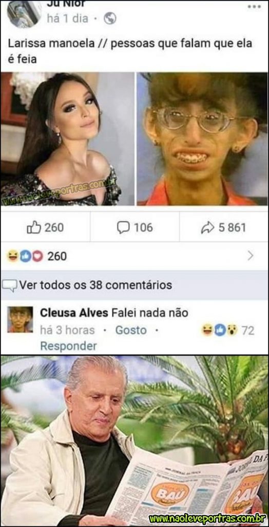 larissa manoela meme - Não leve por trás