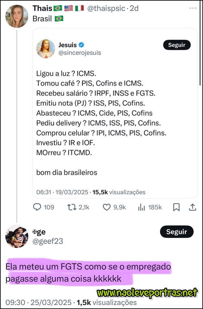 Blog de humor - Não Leve por trás.